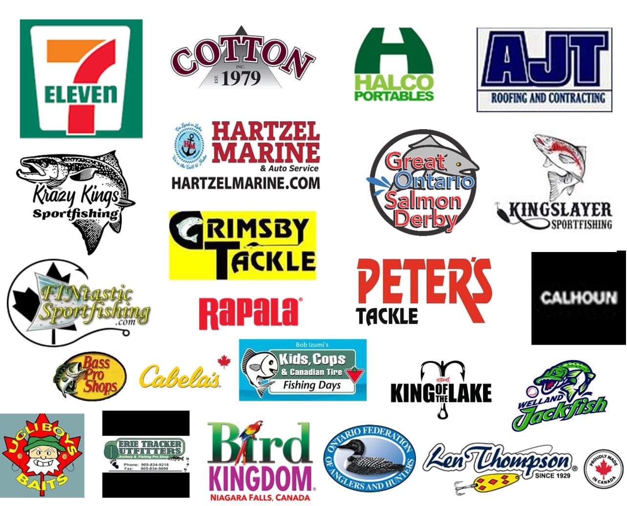 Kids Summer Derby Sponsors – St. Catharines Game & Fish Association